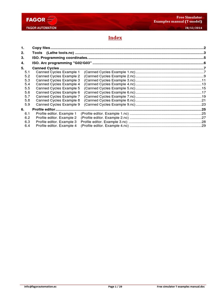 Free Simulator T Examples Manual | PDF | Angle | Drilling