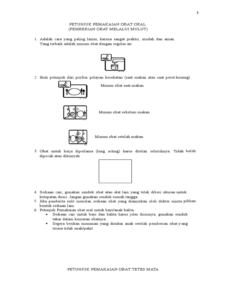 Petunjuk Pemakaian Obat | PDF | Pengembangan Diri | Kesehatan Holistik