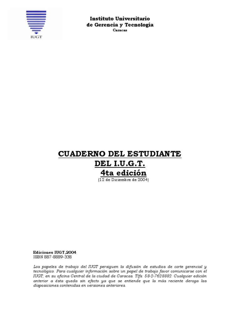 IUGT-Cuaderno Del Estudiante PDF | PDF | Auditoría financiera ...
