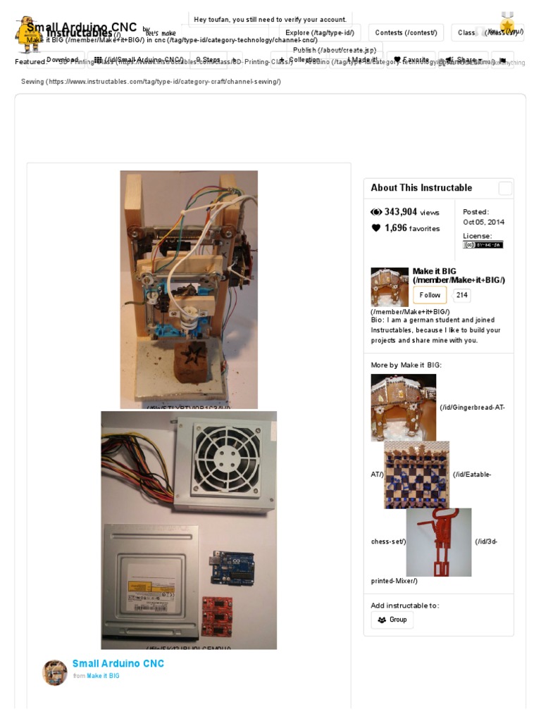 Small Arduino Cnc All Pdf Numerical Control Adhesive