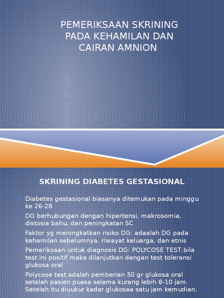 Pemeriksaan Cairan Amnion | PDF