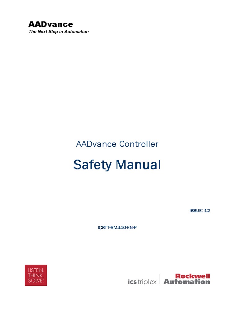 AADvance Manual de Seguridad | PDF | Safety | Fault Tolerance