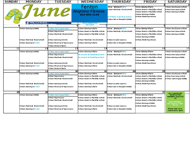 Anytime Fitness: NO 5:30pm Insanity w/Jessica | Sports | Leisure