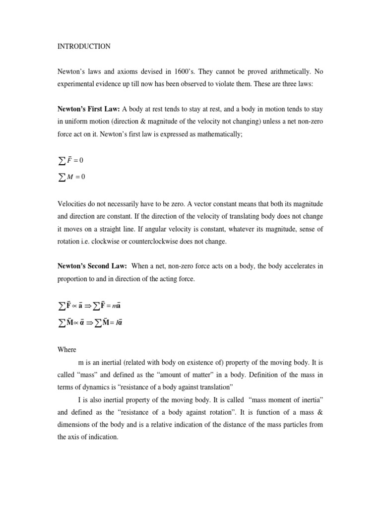 Introduction Static Force PDF | PDF