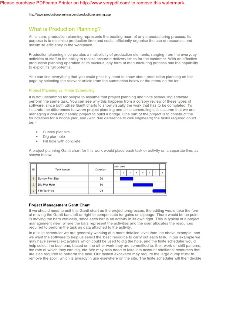 What Is Production Planning | PDF | Supply Chain | Electronic Data ...