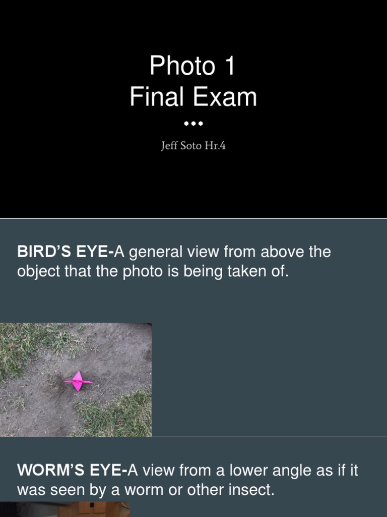 Photo Final Exam | PDF