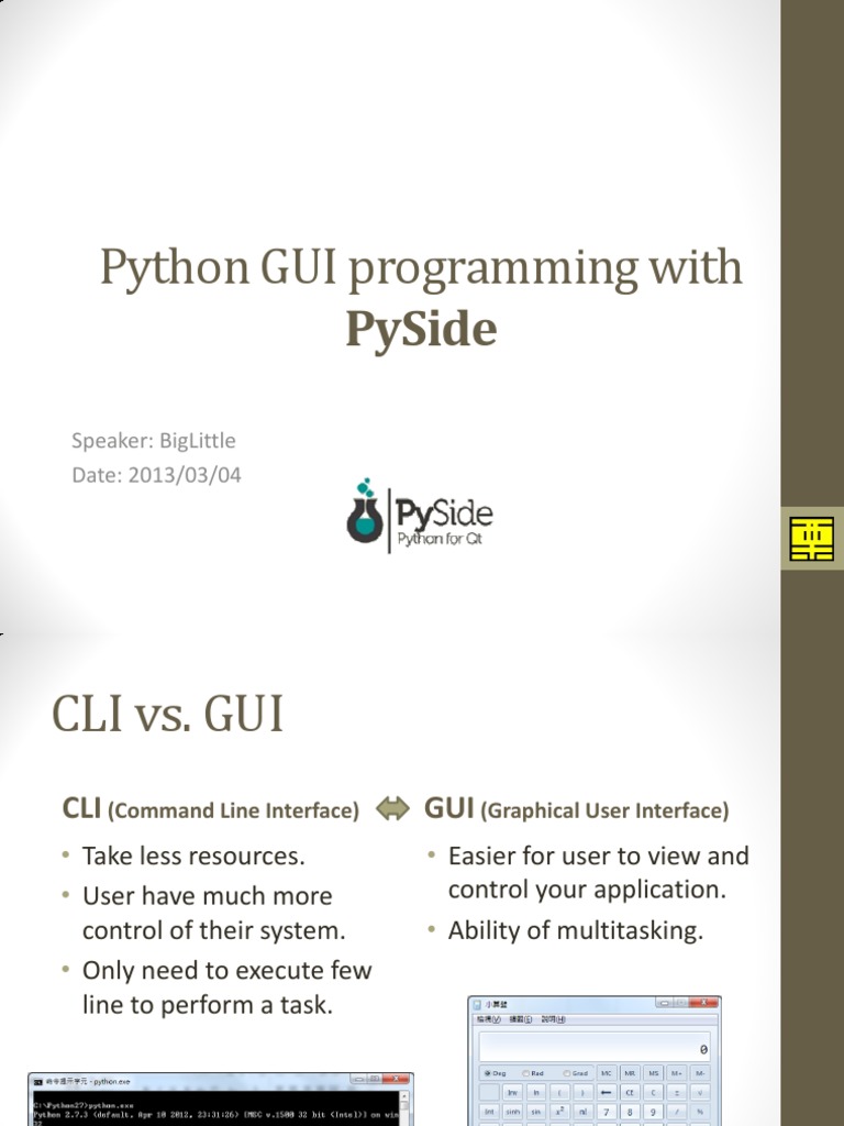 Python GUI Programming With PySide PDF | PDF | Python (Programming ...