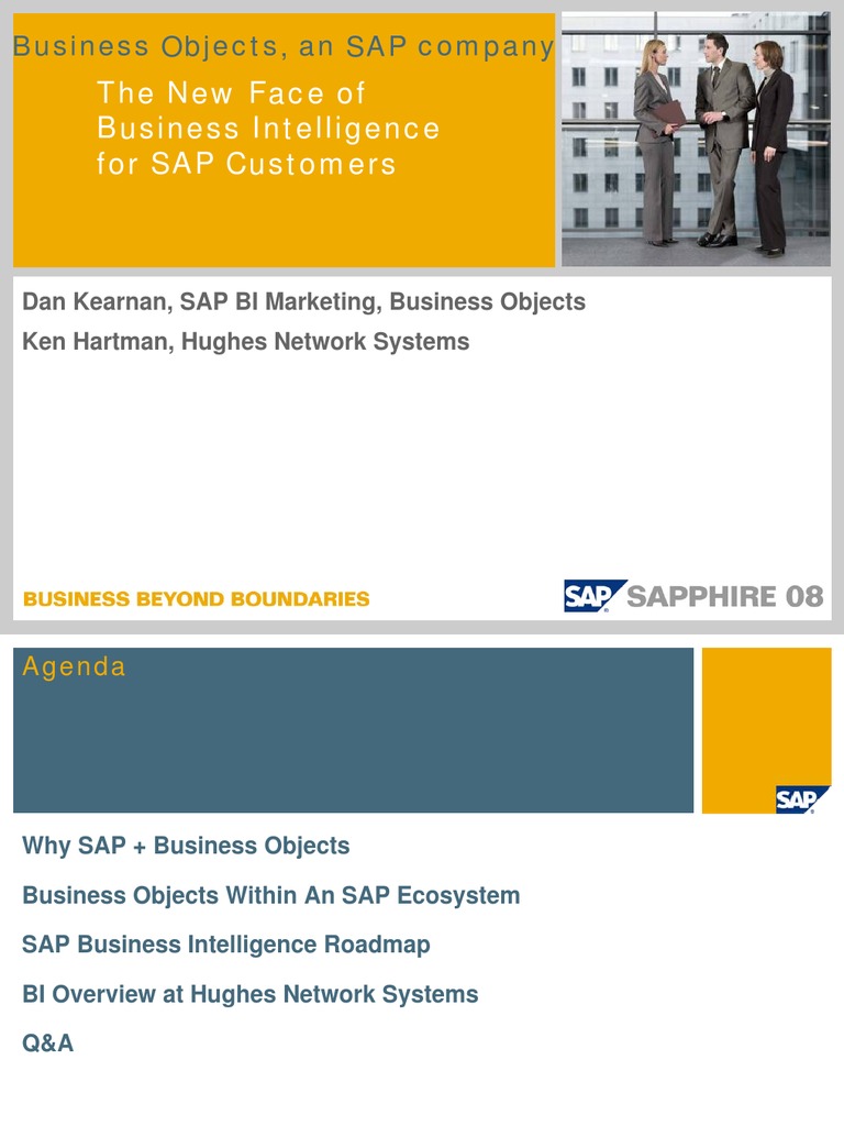 Business Objects- The New Face of Business Intelligence for SAP ...
