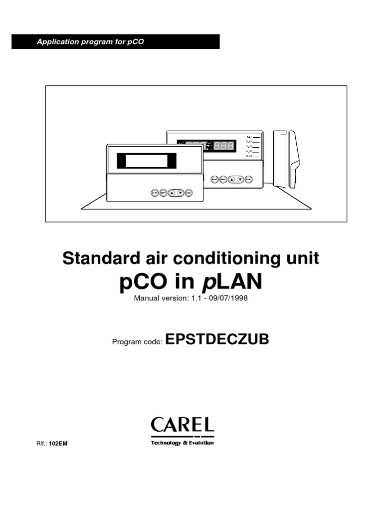 Application Program For PCO in PLAN | PDF | Air Conditioning | Computer ...