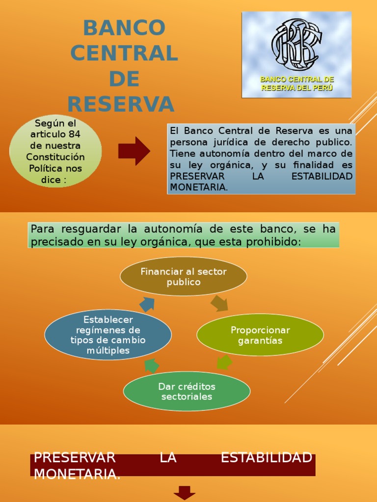Banco Central de Reserva Del Peru | PDF | Dinero | Bancos centrales
