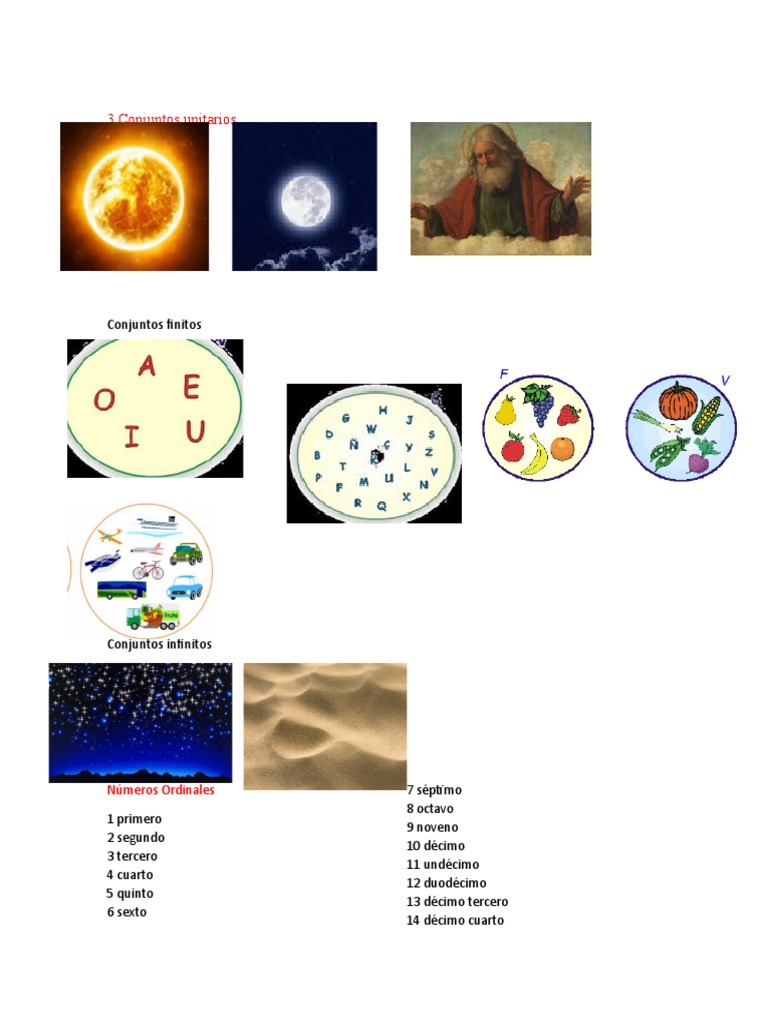 3 Conjuntos Unitarios | PDF