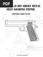 The DIY Sheet Metal Self-Loading Pistol PDF | PDF