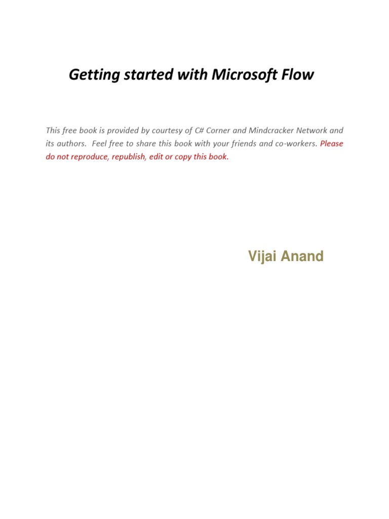 Getting Started With Microsoft Flow | PDF | Share Point | Twitter