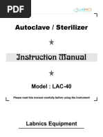 Scan Manual ALP CL 32 S | PDF | Sterilization (Microbiology) | Steam