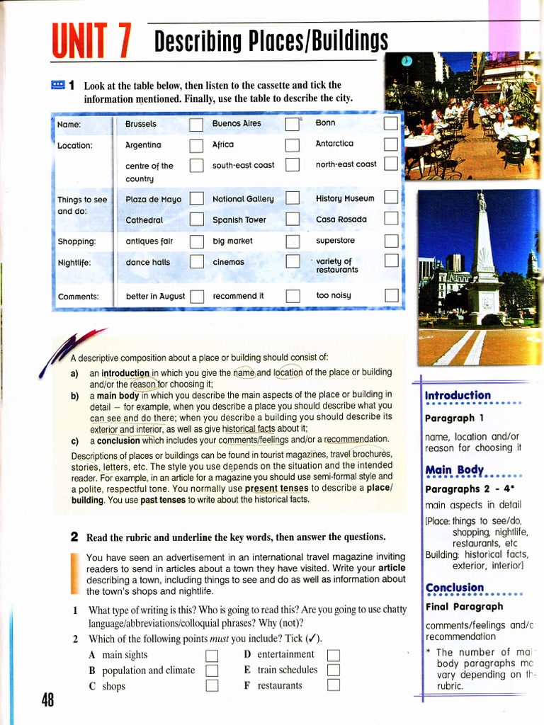 Describing Places Passive Voice | PDF | Tourist Attractions | Grammar