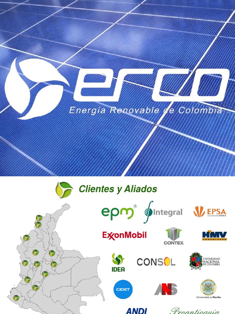 Presentación Erco Energía-Simex | PDF | Energía solar | Energia electrica