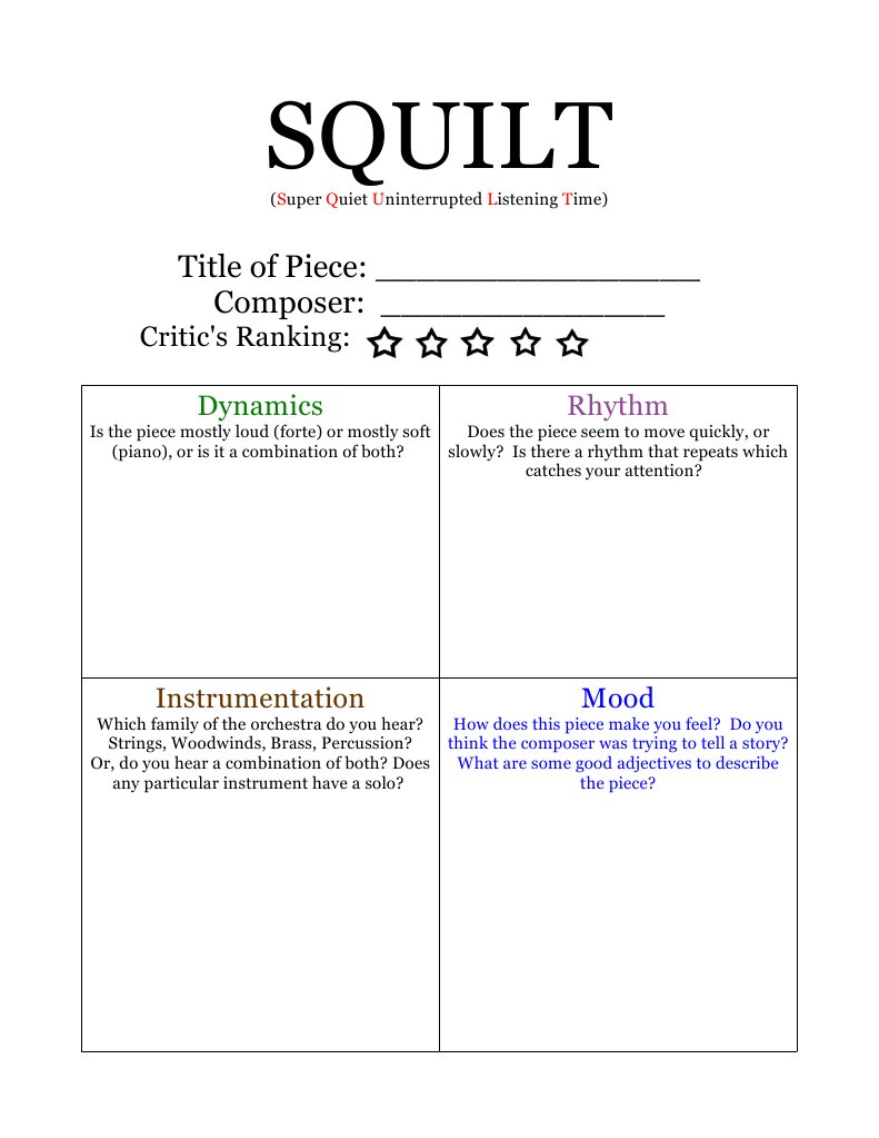 SQUILT Listening Analysis Guide | PDF | Poetry