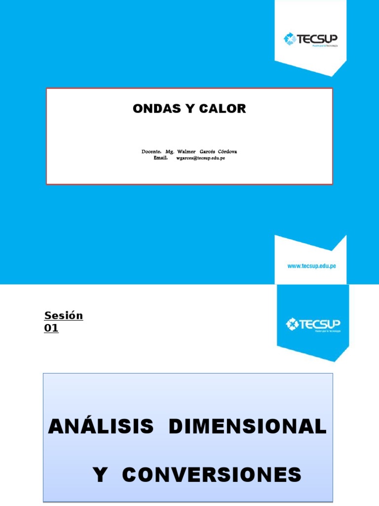 Análisis Dimensional - PPT | PDF | Medición | Física