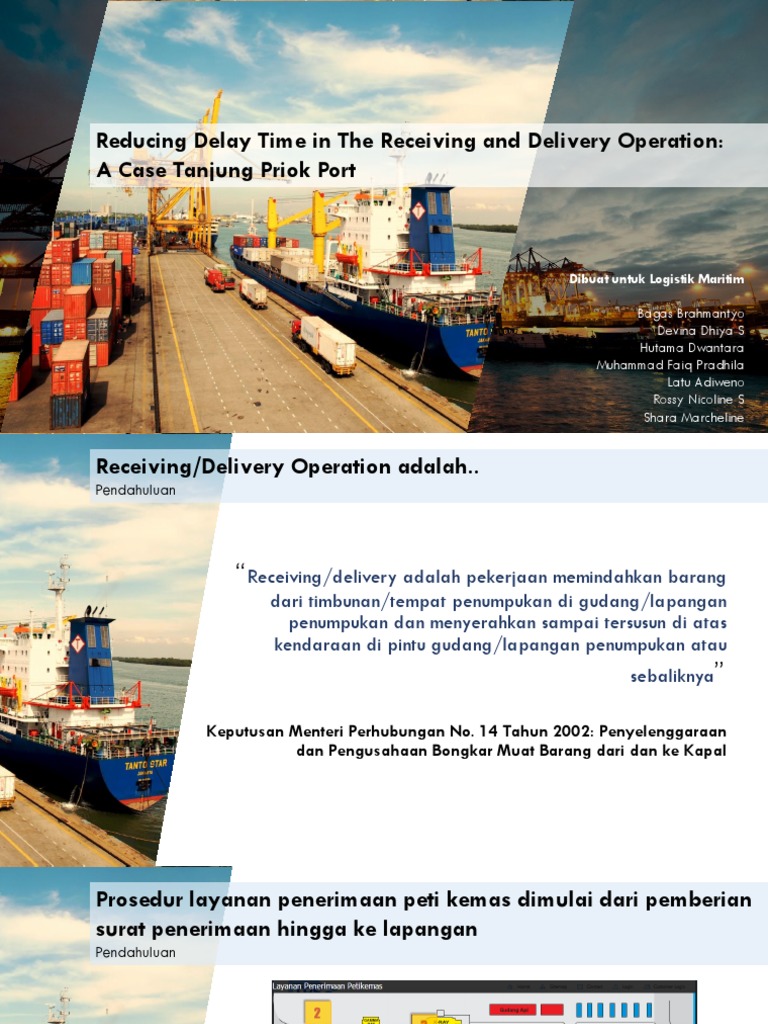 Receipt and Delivery Operation | PDF