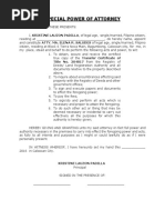 SPA Sample - To Sell Property | PDF | Power Of Attorney | Notary Public