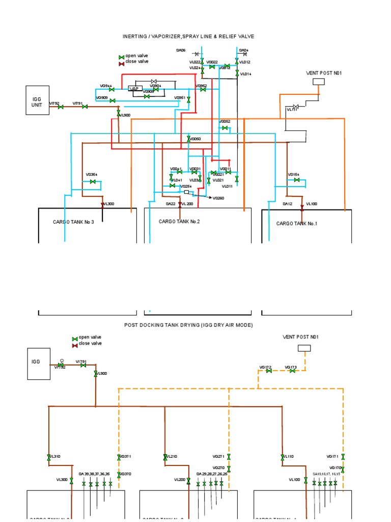 Piping Diagram Drawing | PDF | Hvac | Equipment