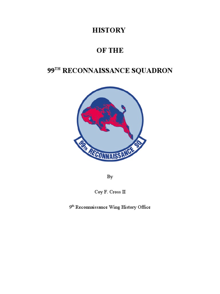 History of the 99th Reconnaissance Squadron | PDF | Military | Warfare