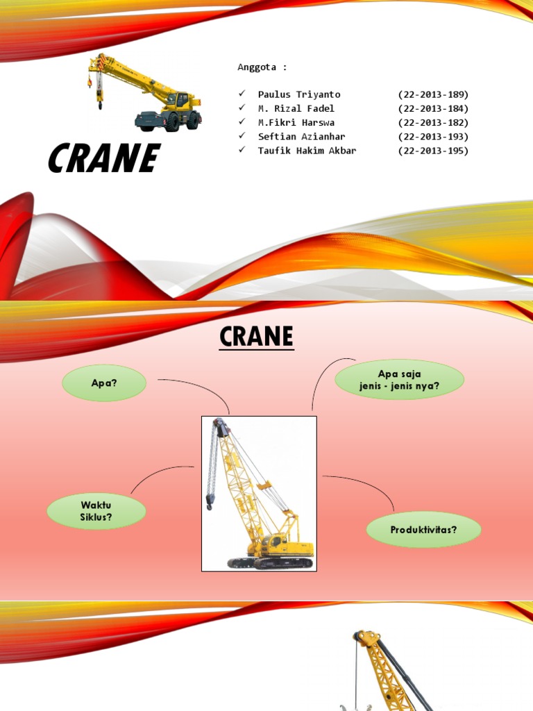 Kelompok 8 - Crane Dan Mobile Crane | PDF