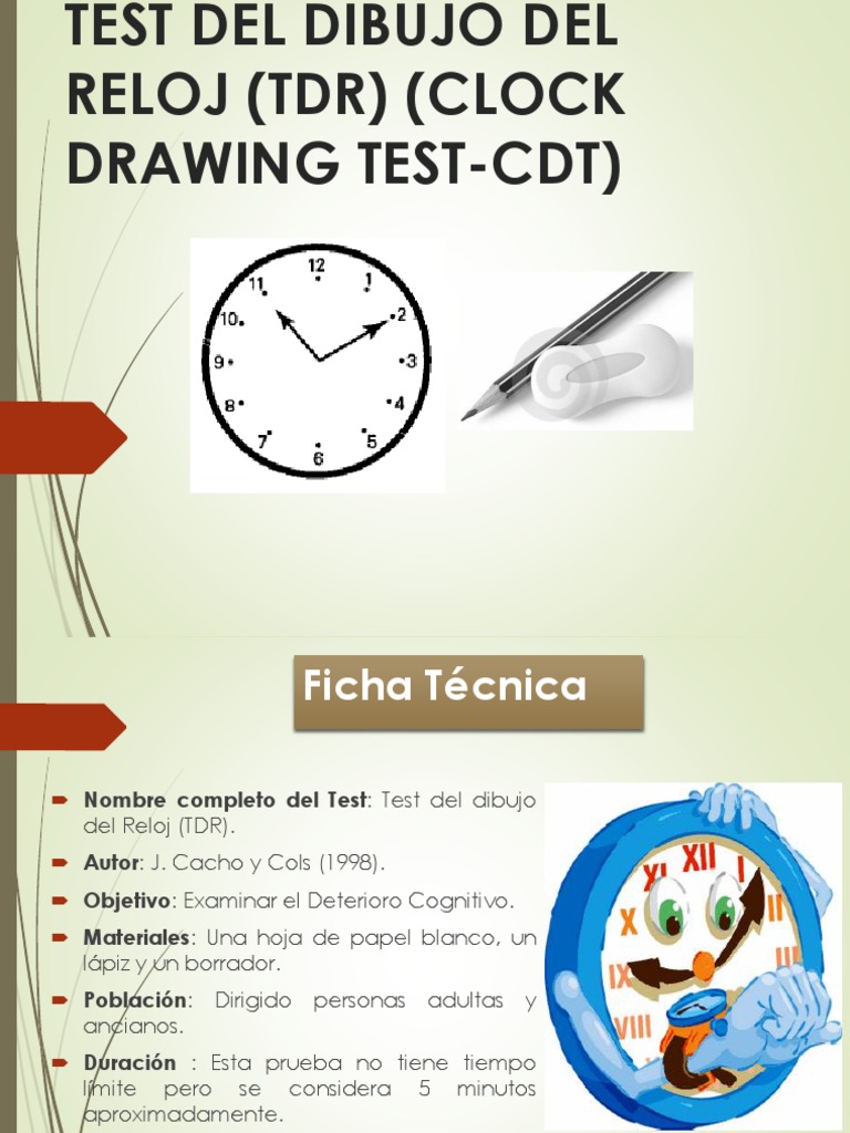 TDR-Test del reloj | PDF | Reloj | Esfera