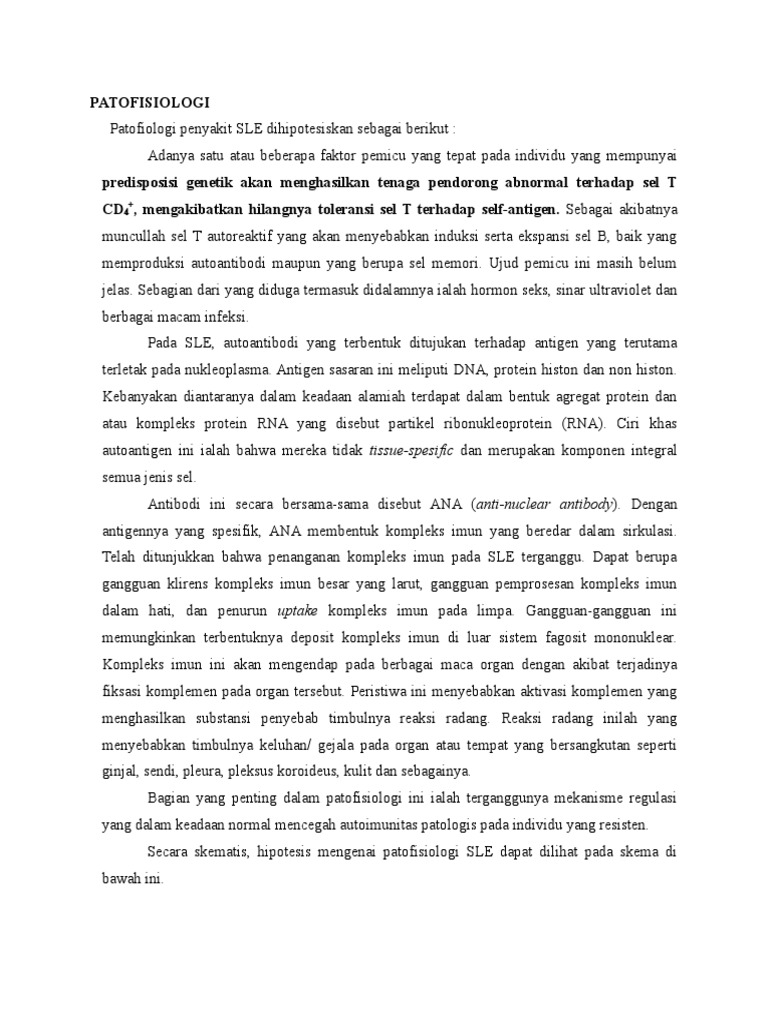Patofisiologi Lupus | PDF | Pengembangan Diri | Kesehatan Holistik