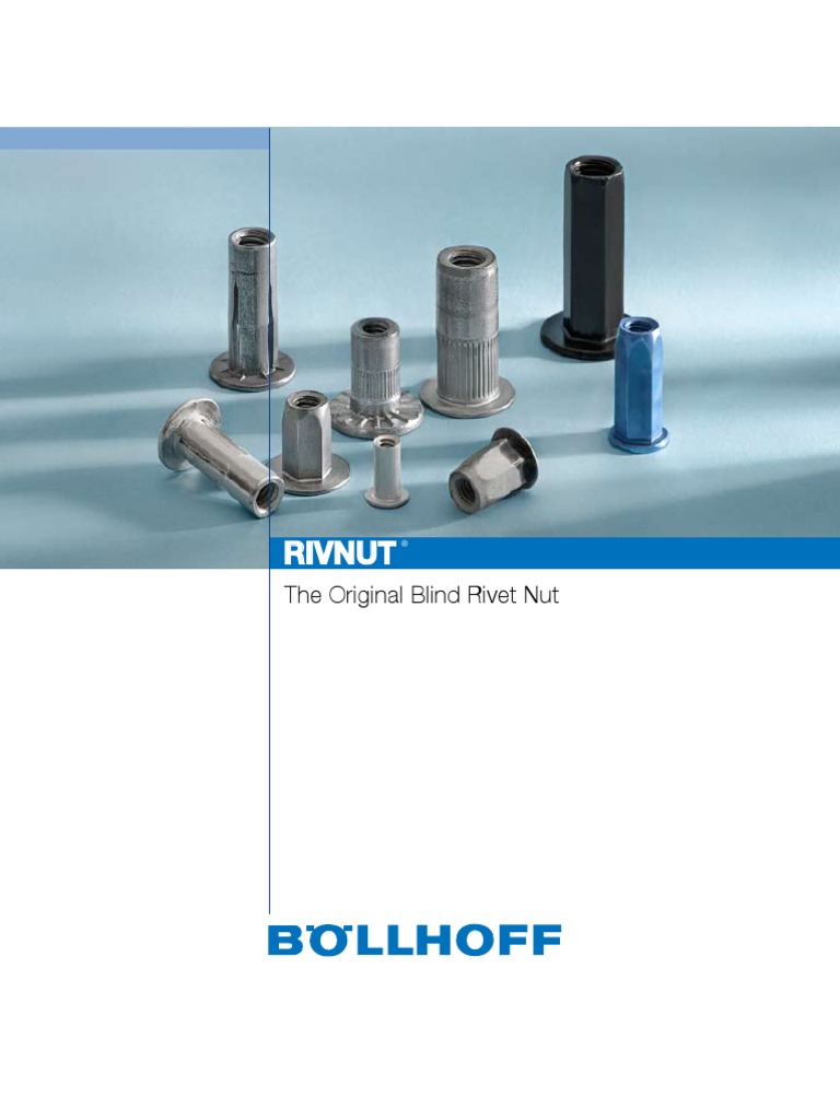 RIVNUT US Version EN PDF | PDF | Rivet | Screw