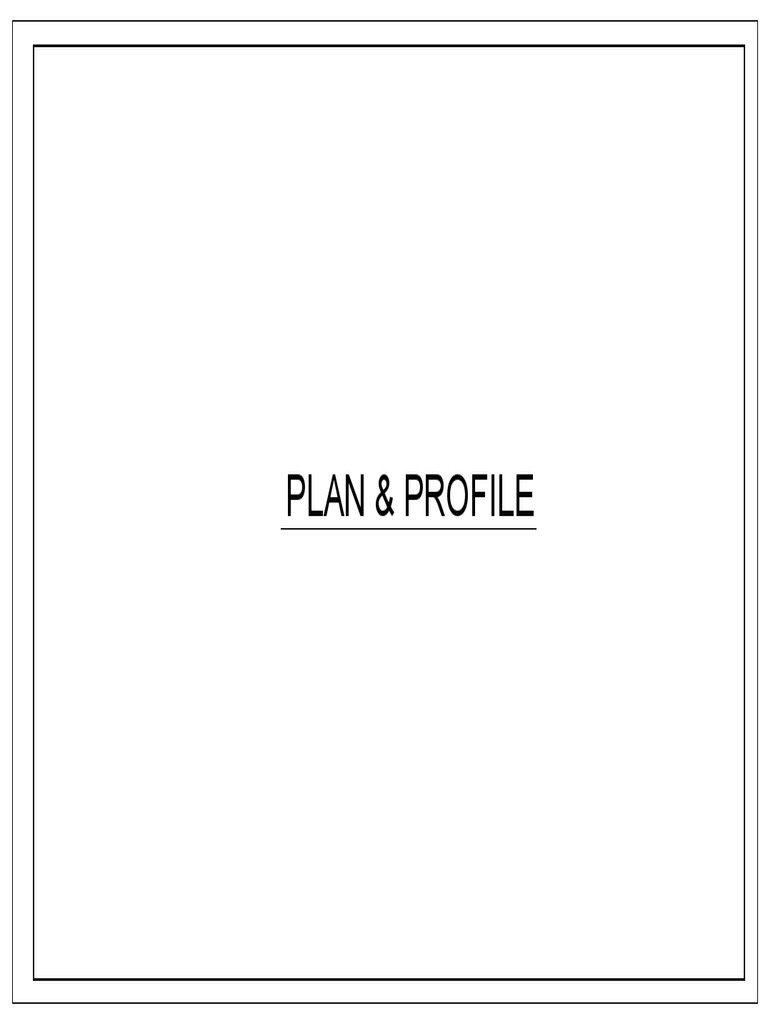Plan & Profile | PDF