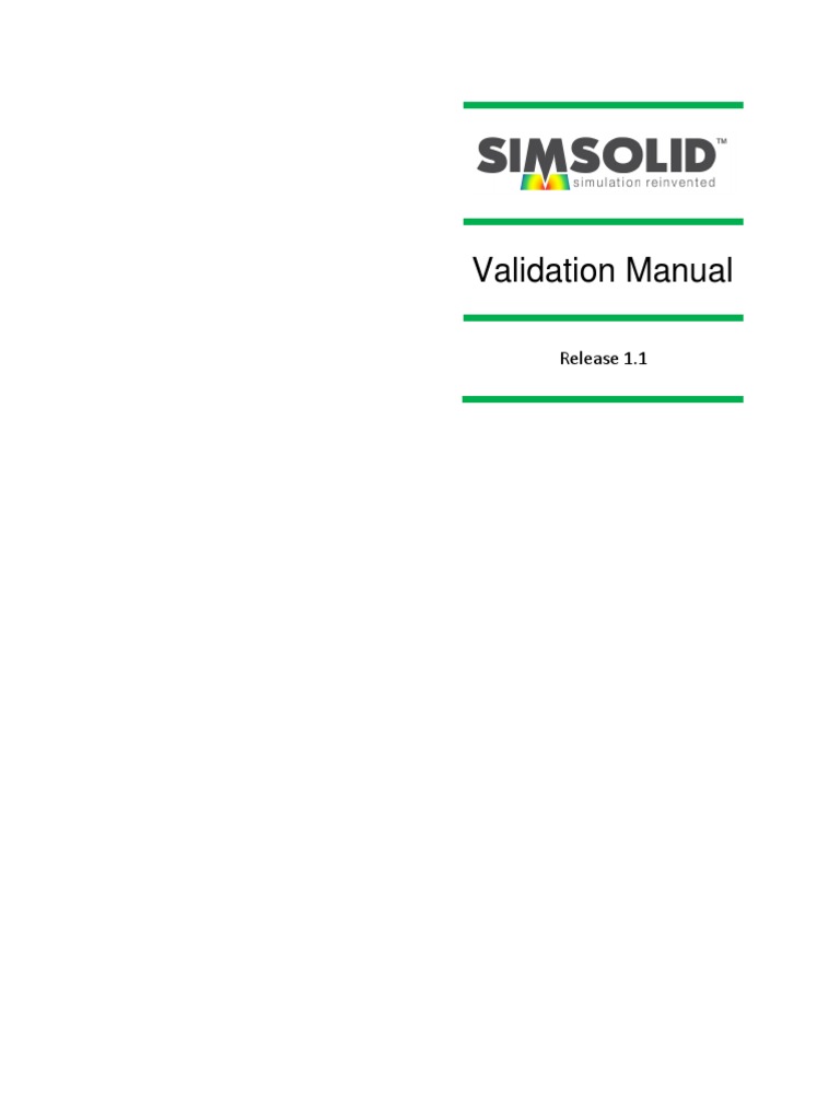 SIMSOLID Validation Manual Release 1 1 PDF | PDF | Heat Transfer ...