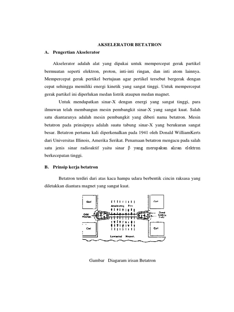 Akselerator Betatron | PDF
