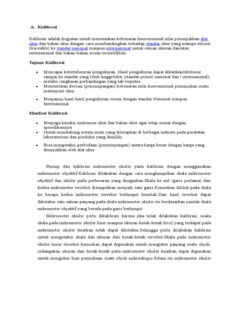 Pengukuran Sel Bakteri | PDF | Sains & Matematika