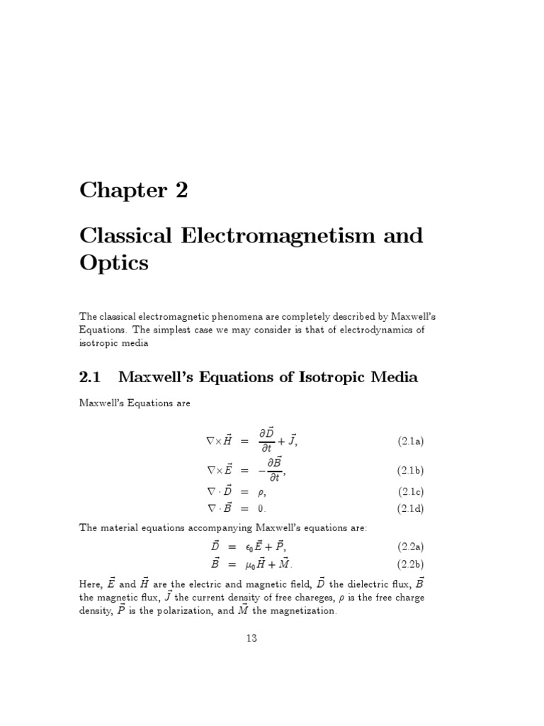 Chapter2 PDF | PDF | Dispersion (Optics) | Waves