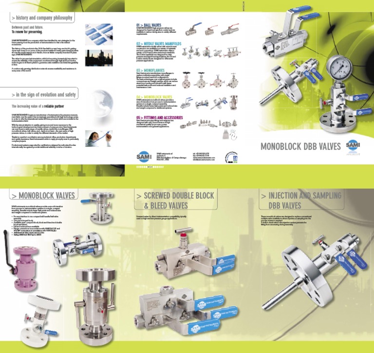 04 - Monoblock DBB Valves PDF | PDF | Instrumentation | Valve