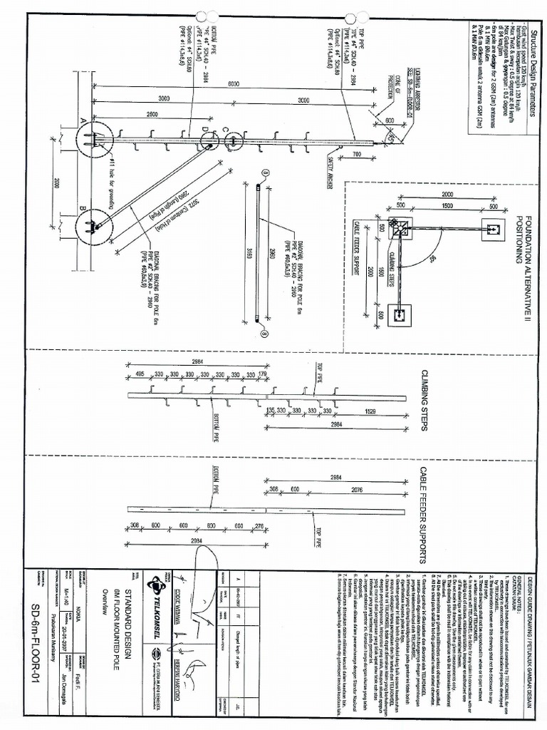 Design Pole 6 Meter (NON IMB) | PDF