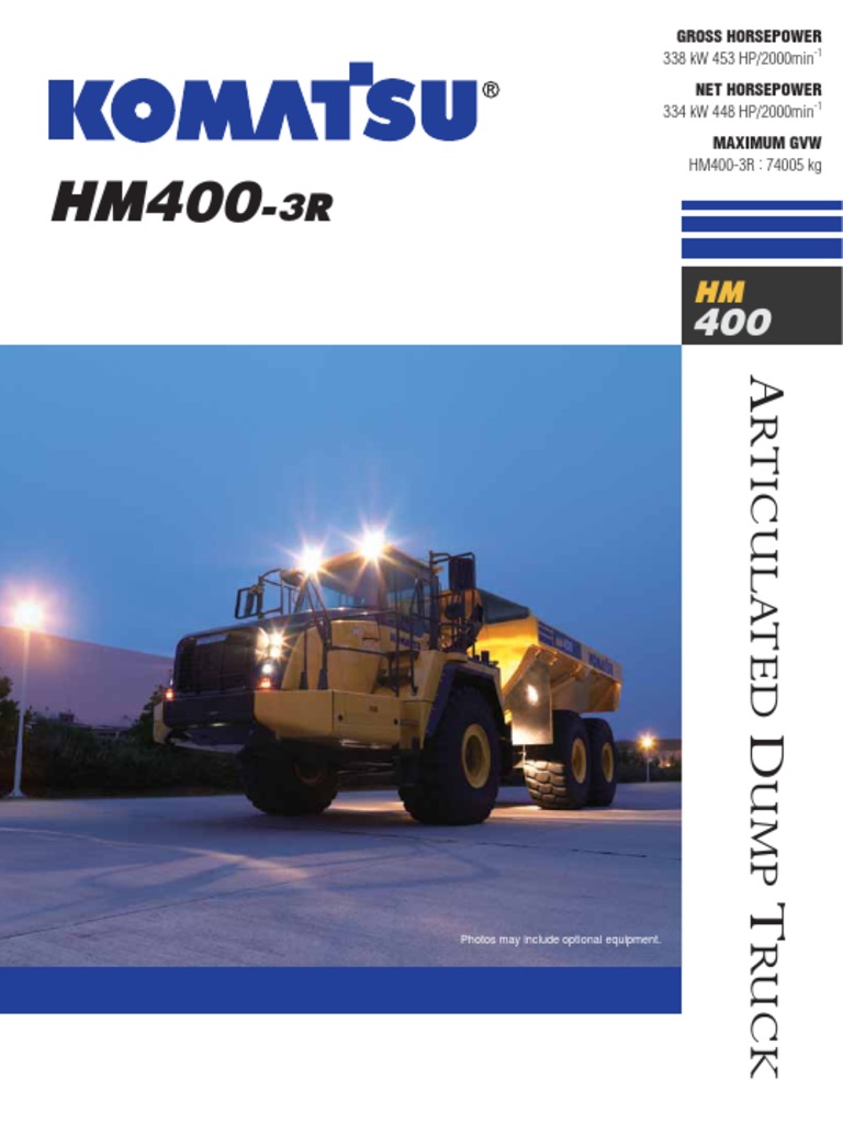 Komatsu HM400-3R Specifications Overview | PDF | Suspension (Vehicle ...