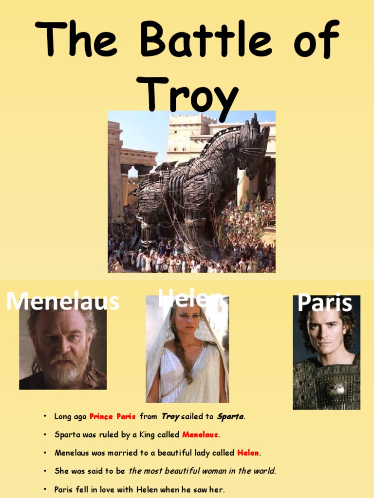 The Trojan War: A Tale of Love and Betrayal | PDF | Paris (Mythology ...