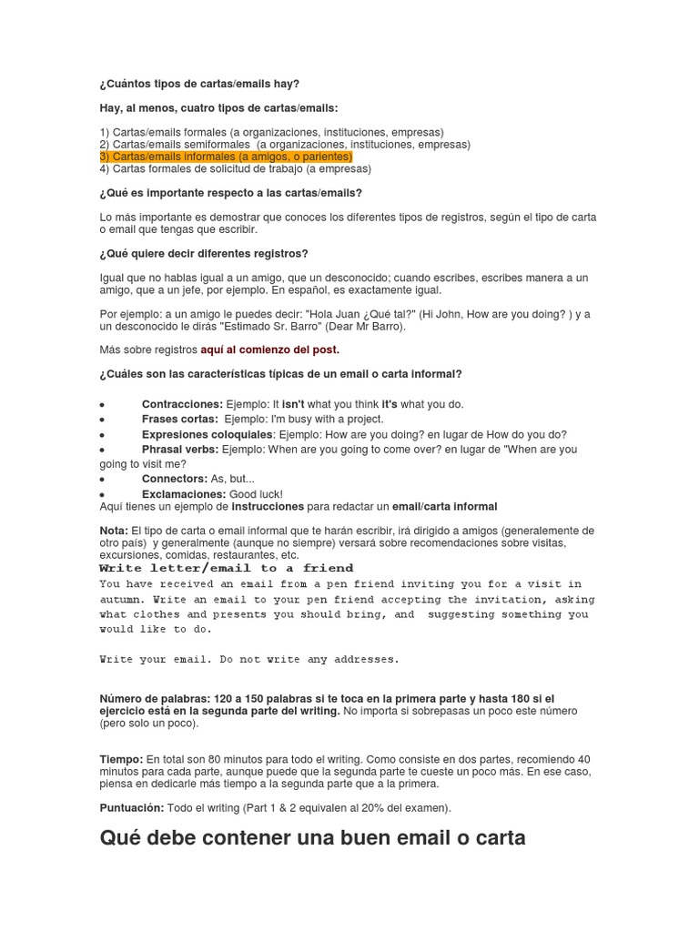 Writing Emails Fce | PDF | Correo electrónico | Semiótica