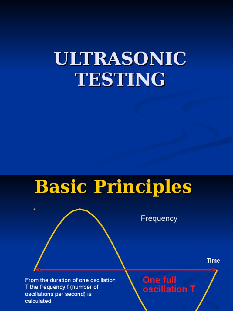 4 Ultrasonic Testing Pdf Refraction Waves