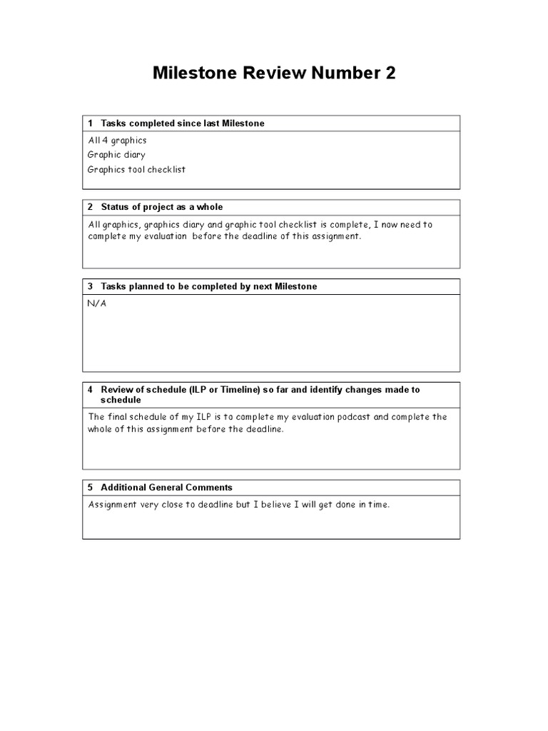 Milestone Review 2g | PDF