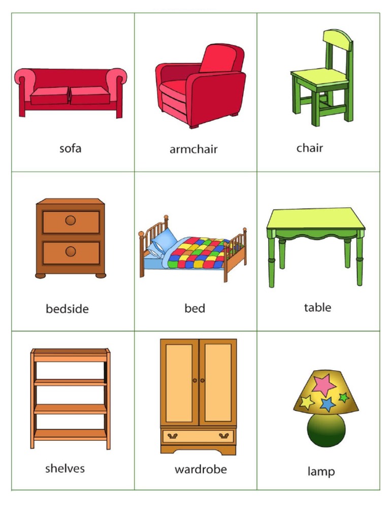 Bedroom Flashcards | PDF