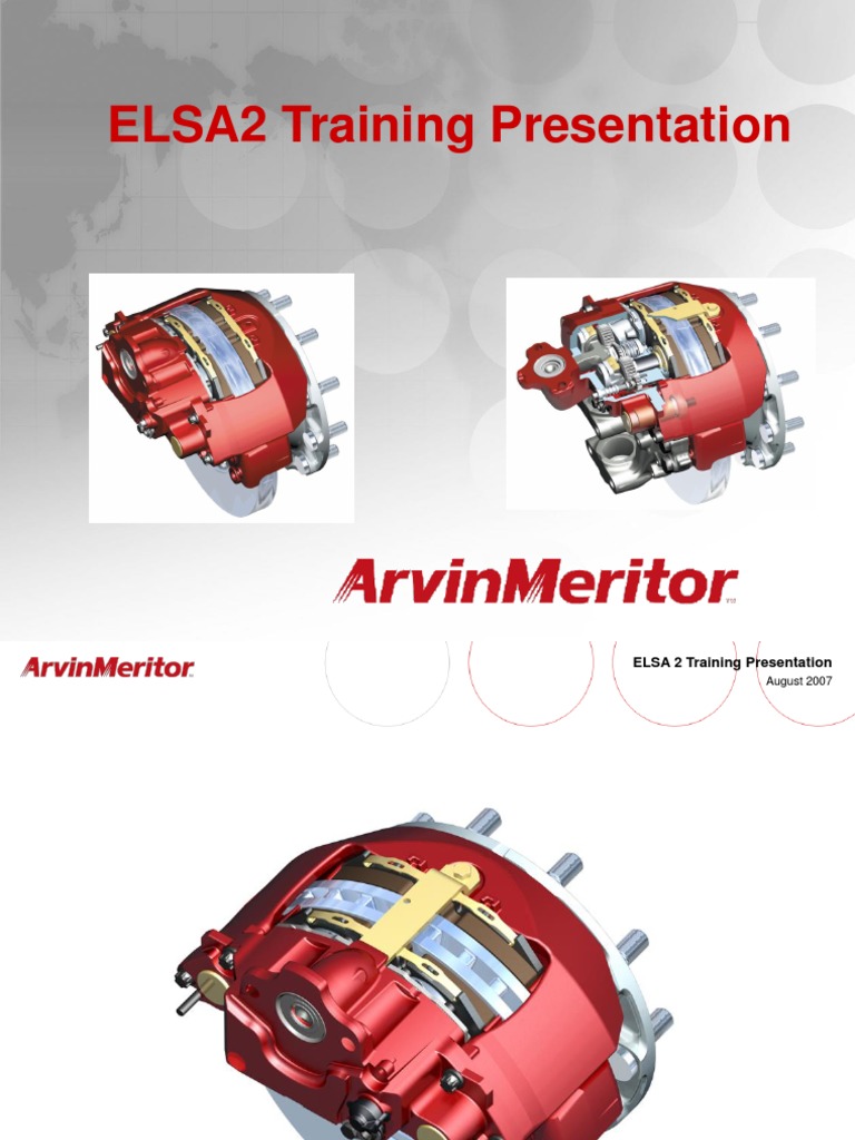 ELSA 2 Training Presentation | PDF | Screw | Brake