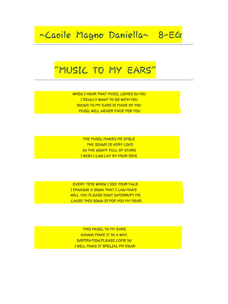 Poem in English PDF | PDF