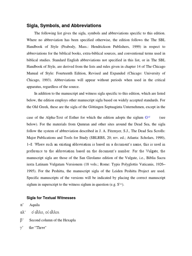 Sigla NA28 | PDF | Bible | Religious Texts