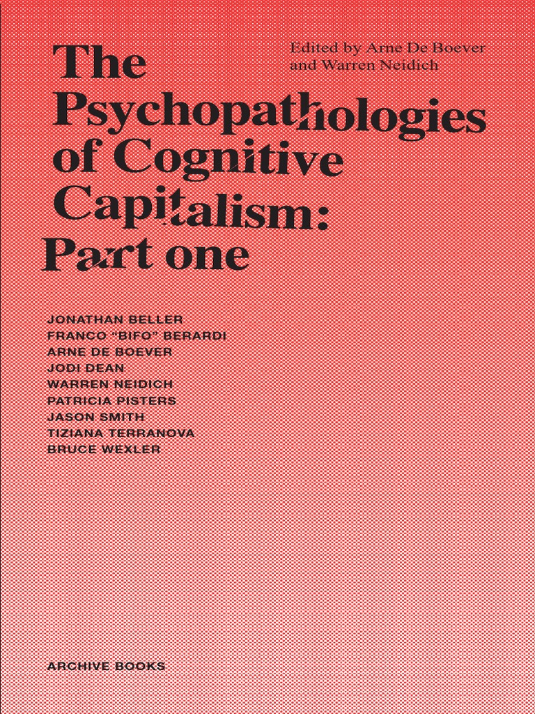 The Psychopathologies of Cognitive Capitalism PDF | PDF | Jürgen ...