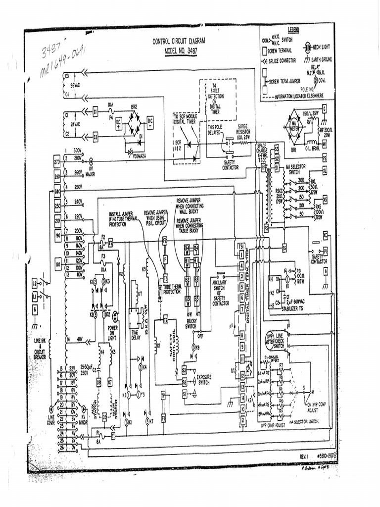 Gendex Uni-Matic 325D - Schematics - 2 | PDF