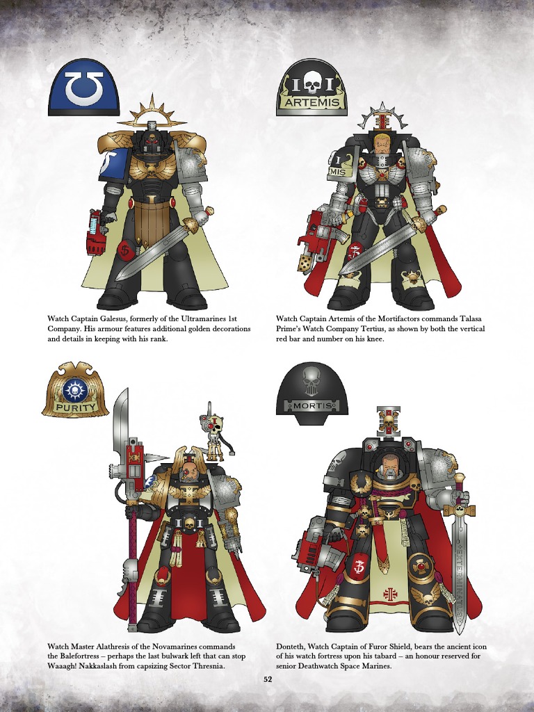 Wh40k - DeathWatch - Codex 7E 14 | PDF | Unrest | Armed Conflict