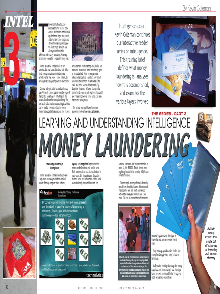 Intel: Learning and Understanding Intelligence | PDF | Money Laundering ...